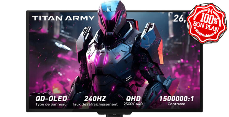 Ecran QD-OLED TITAN ARMY G2785S 26.5" à 389€